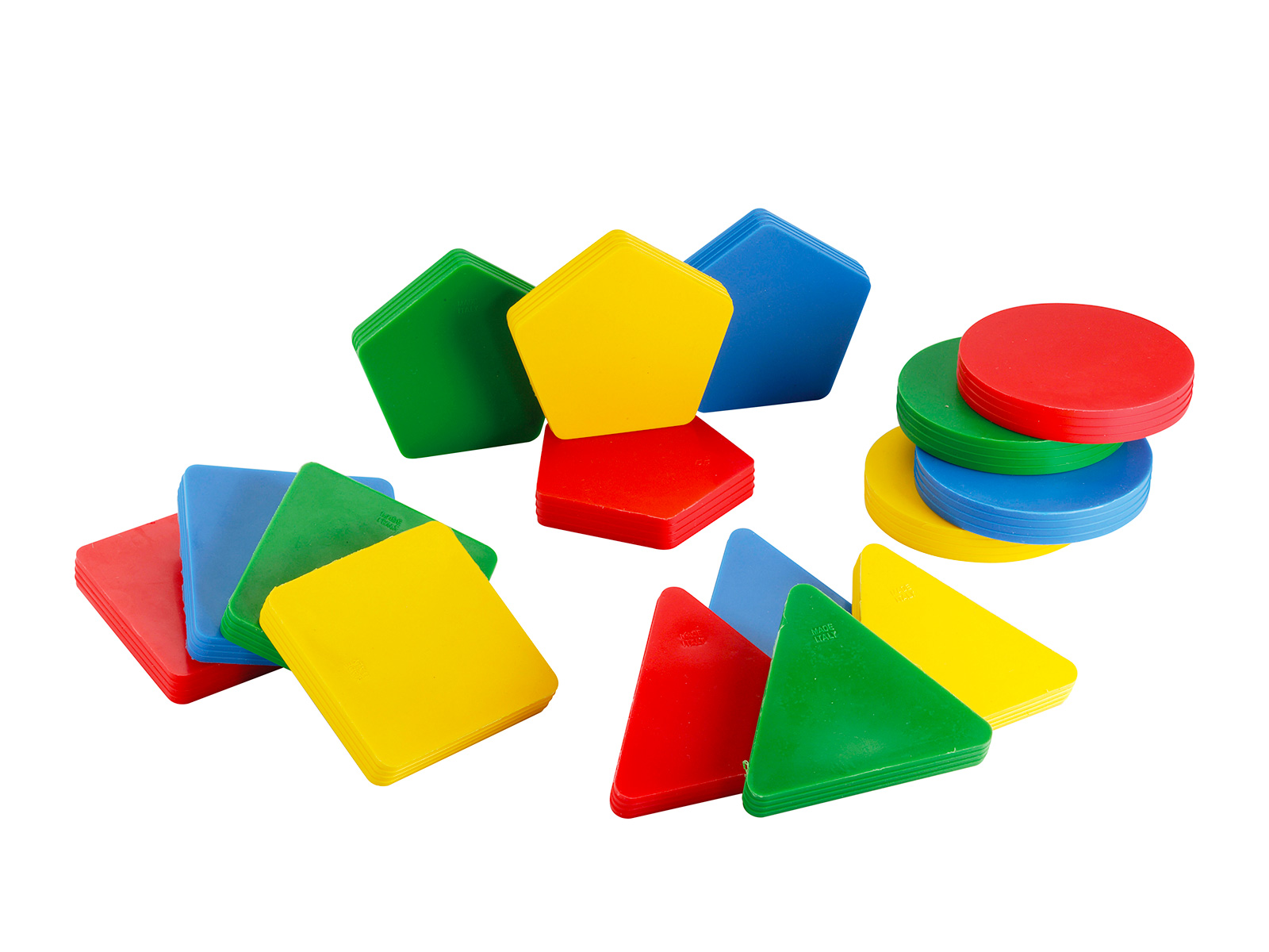 Multiform Set 16 Pcs - 4 Colours/4 Shapes - Fitball Australia