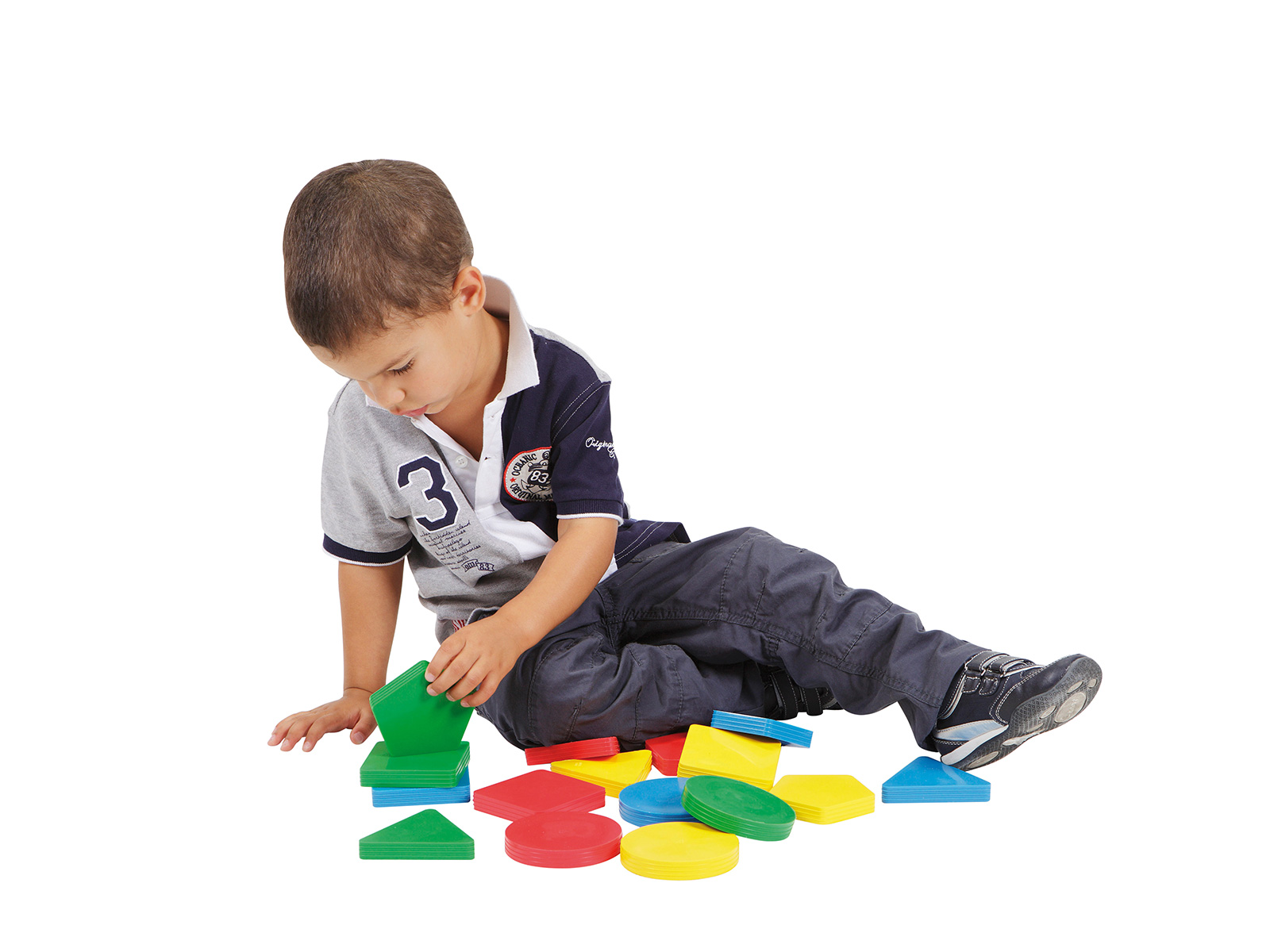 Multiform Set 16 Pcs - 4 Colours/4 Shapes - Fitball Australia